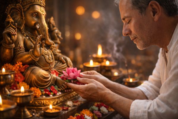 Flowers in Puja: Meaning, Types, Ritual Use, and Significance