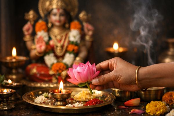 Flowers in Puja: Meaning, Types, Ritual Use, and Significance