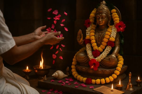 Flowers in Puja: Meaning, Types, Ritual Use, and Significance