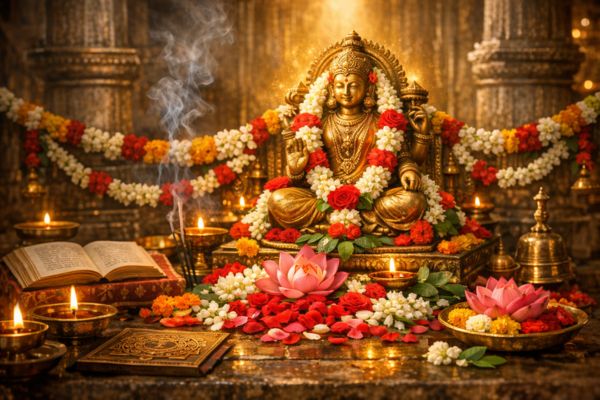 Flowers in Puja: Meaning, Types, Ritual Use, and Significance